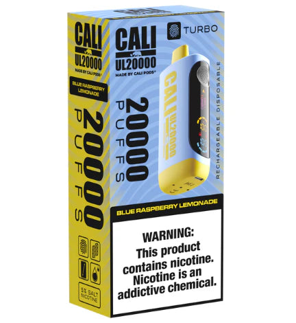 Cali Bars Blue Raspberry Lemonade 20000 puffs. – TC SOLUCIONES