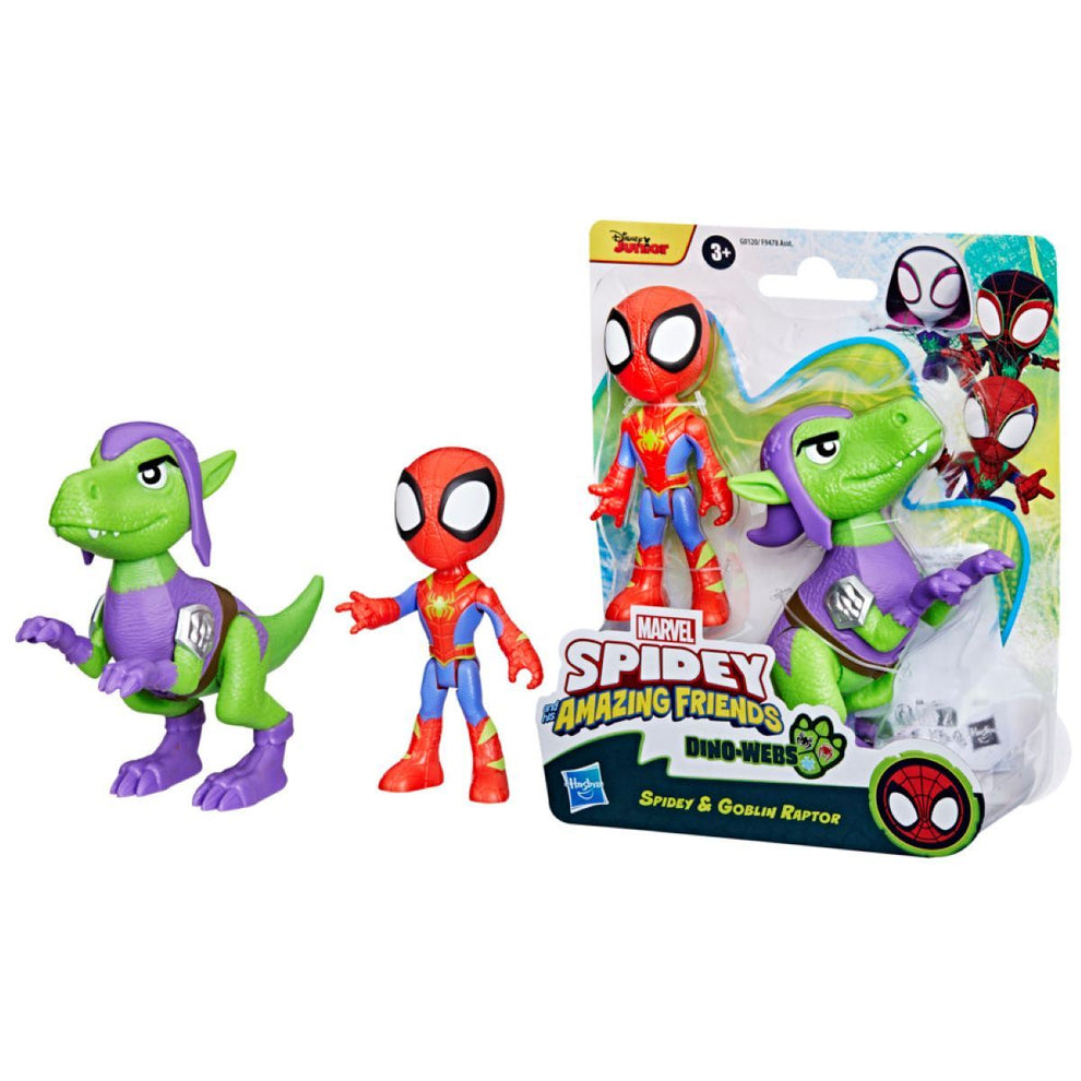 Figura Marvel Spiderman y sus Amigos Spidey y Goblin Raptor. – TC ...