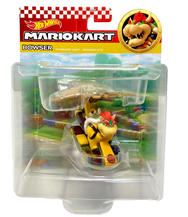 Hot Wheels Mario Kart Bowser Standard Kart Bowser Kite. – TC SOLUCIONES