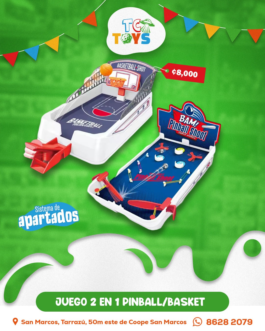 Juego de Mesa 2 en 1 Shoot Pinball Table Game Series. – TC SOLUCIONES