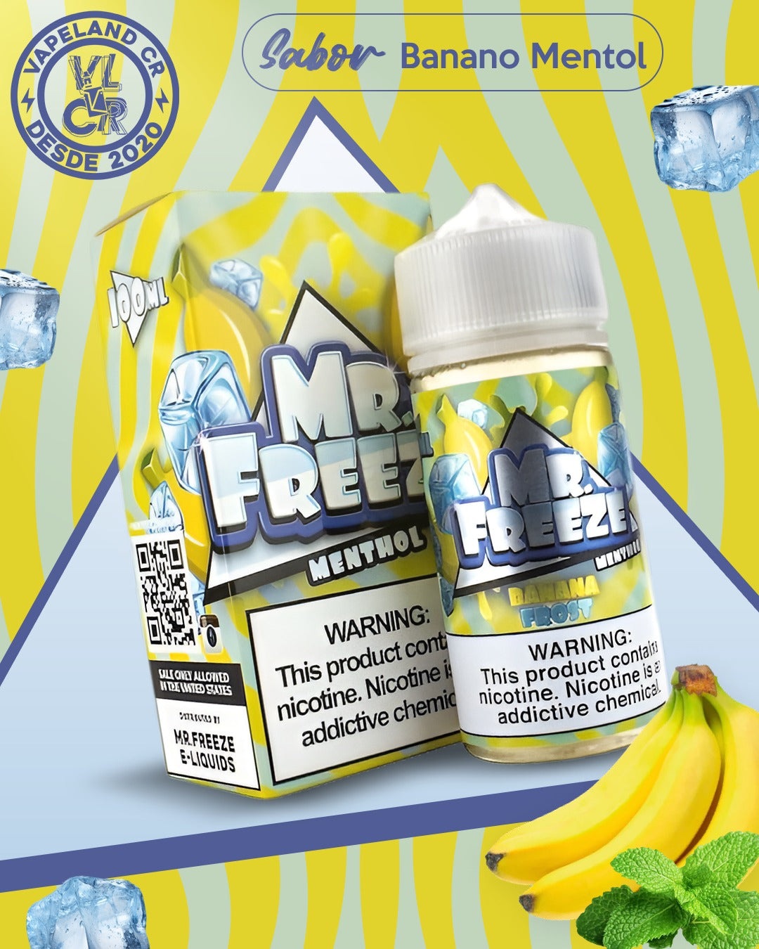 MR.FREEZE Menthol Banana Frost 3mg – TC SOLUCIONES