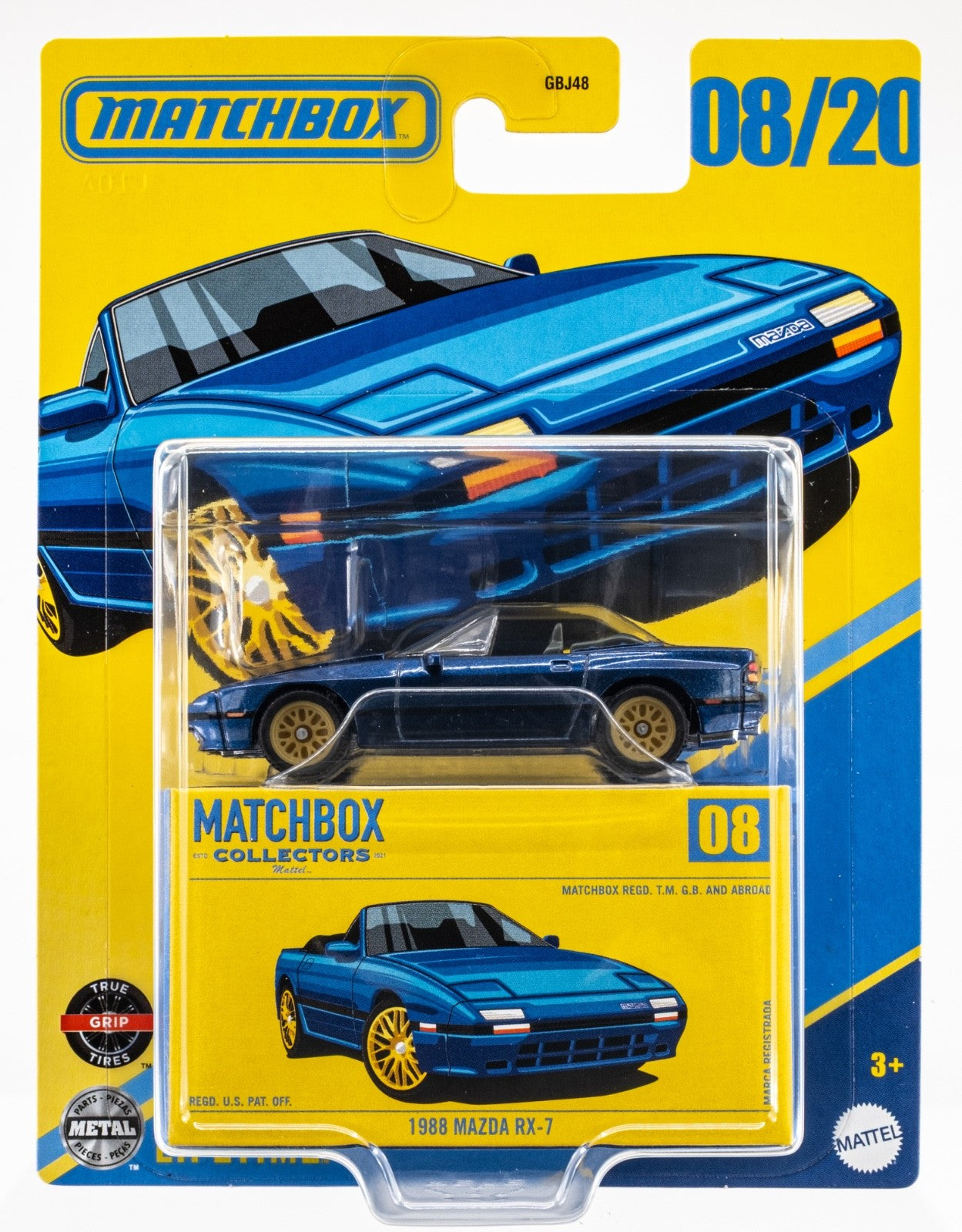 Matchbox Collectors 1988 Mazda RX-7. – TC SOLUCIONES