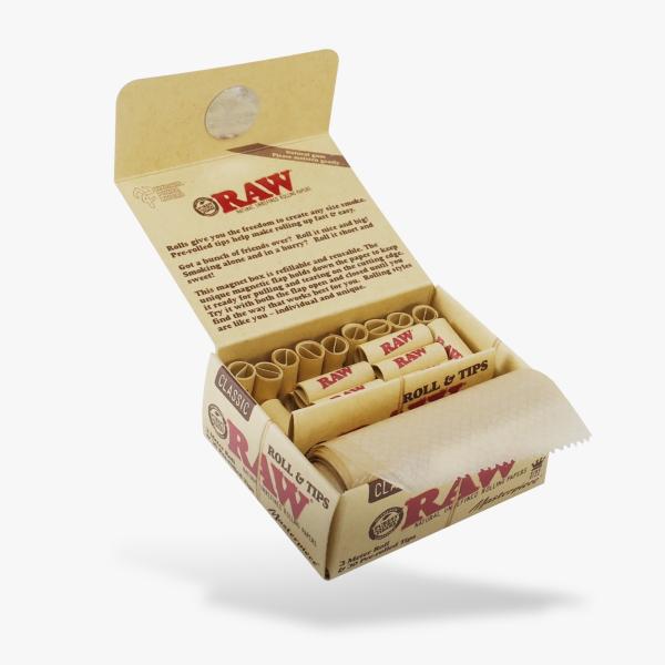 Rollo Raw CLASSIC Masterpiece King Size SLIM de 3 metros + Filtros Pre ...